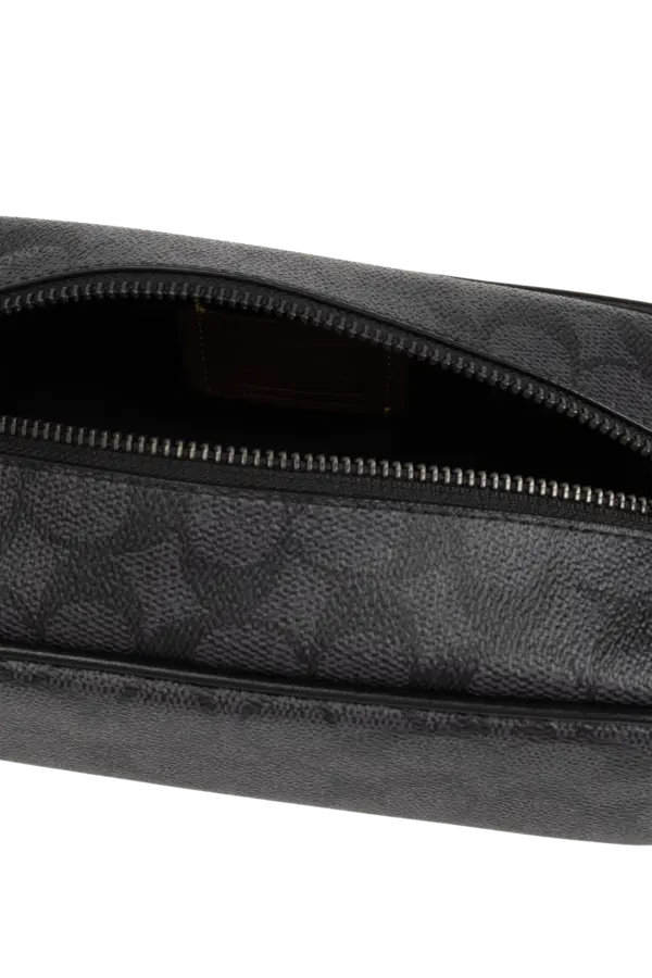 COACH Cosmetic Bag With Logo - Black