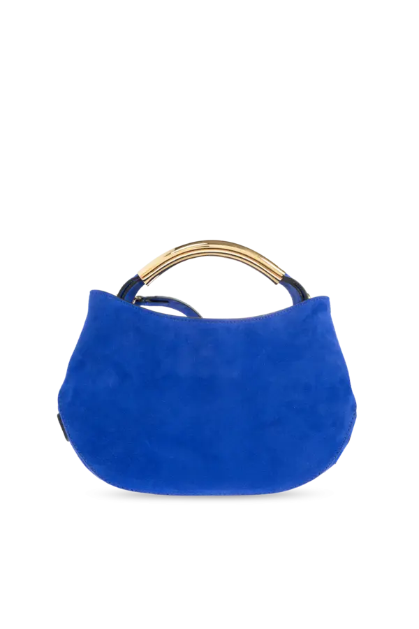 Moschino Suede Handbag - Blue