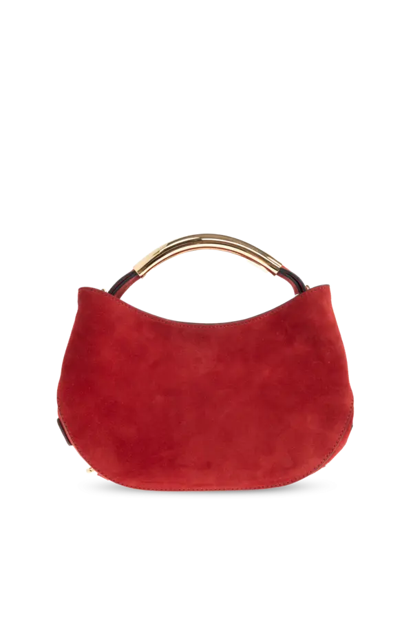 Moschino Suede Handbag - Red