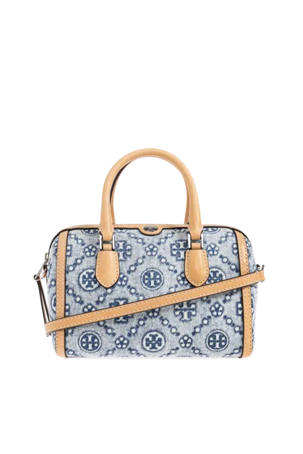 Tory Burch T Monogram Petite Handbag - Light Blue
