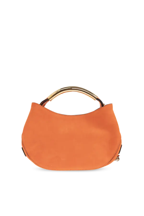 Moschino Suede Handbag - Orange