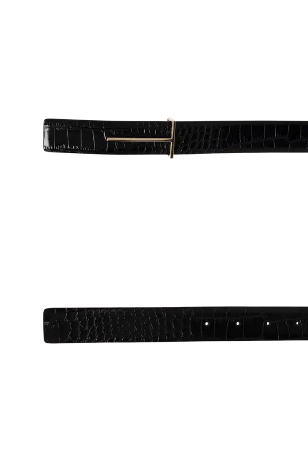 TOM FORD Reversible Belt - Black