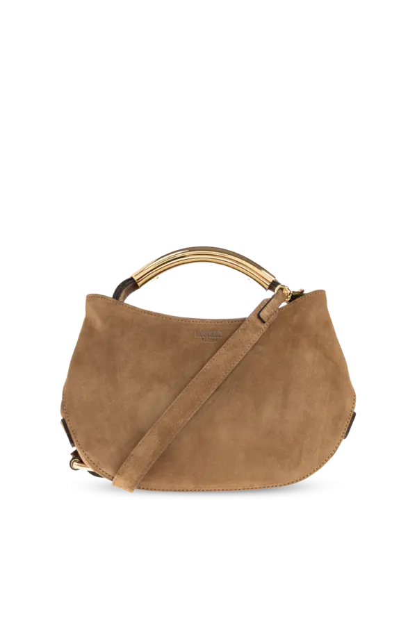 Moschino Suede Handbag - Brown