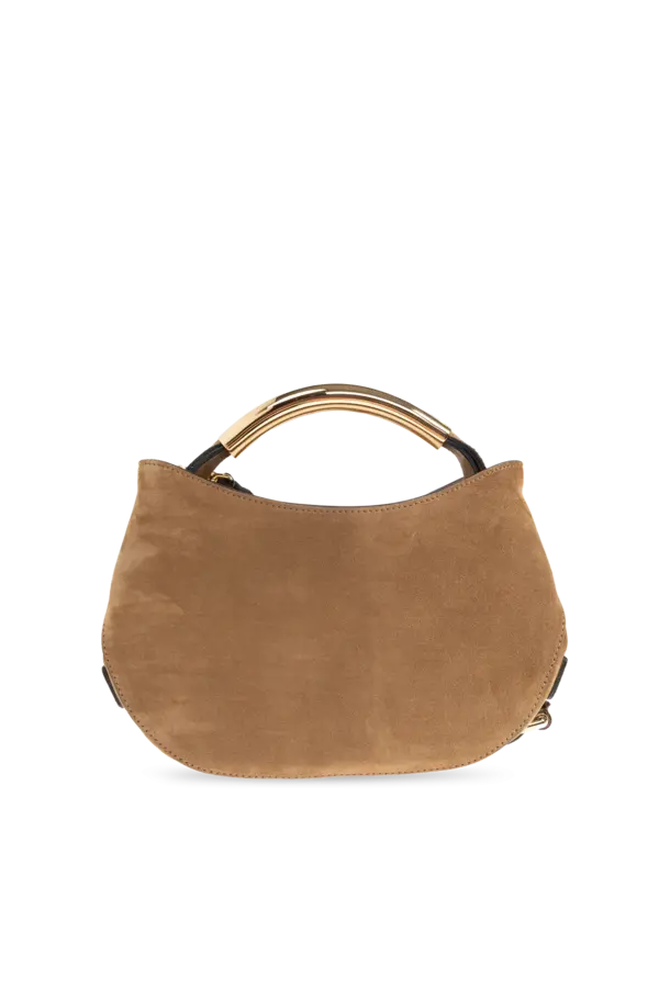 Moschino Suede Handbag - Brown
