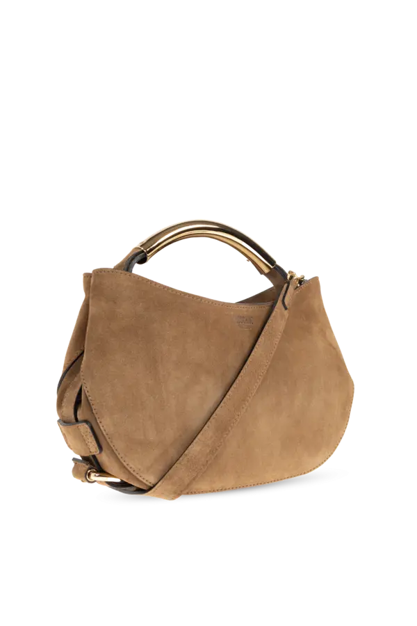 Moschino Suede Handbag - Brown