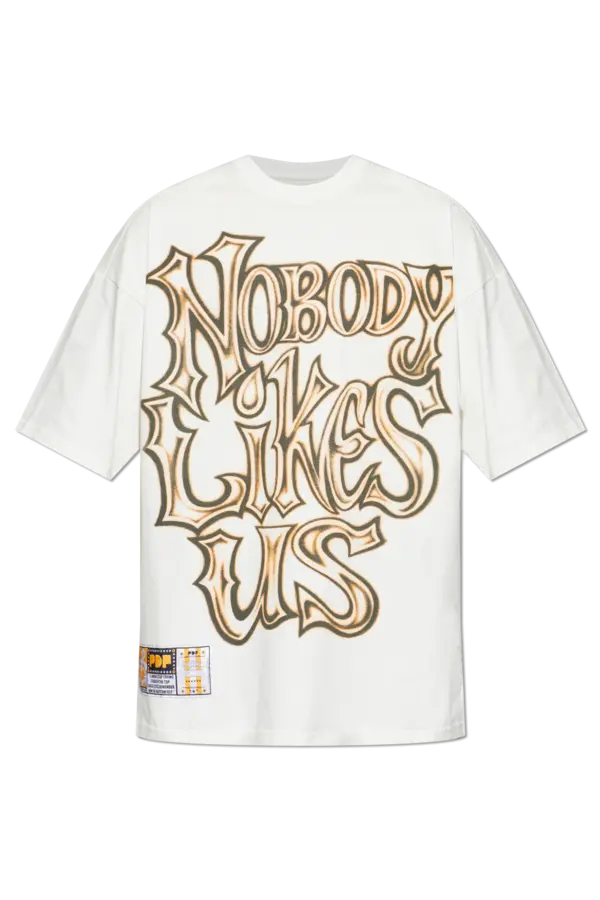 PDF T-shirt With Print - Cream
