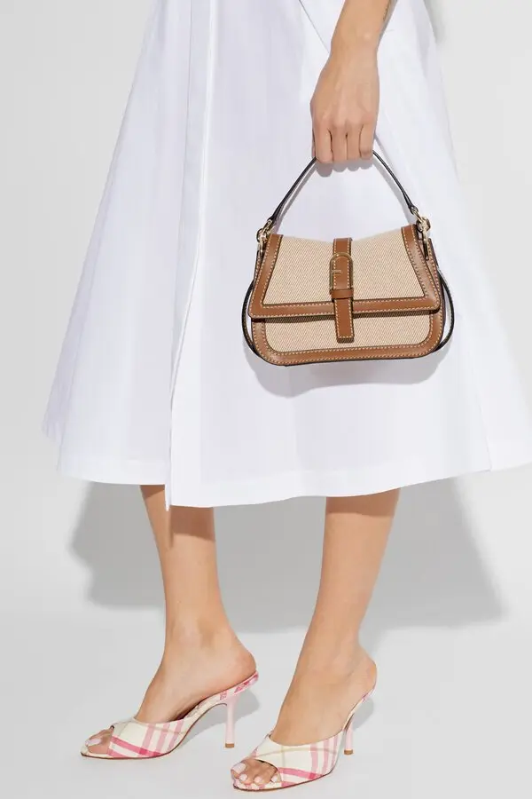 Furla Flow Mini Handheld Bag - Brown