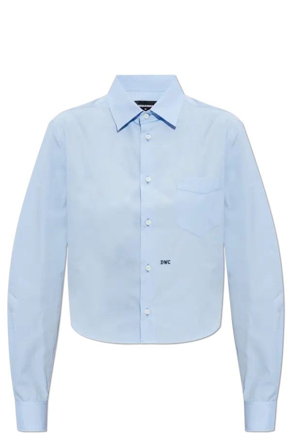 Dsquared2 Cotton Shirt With Pocket