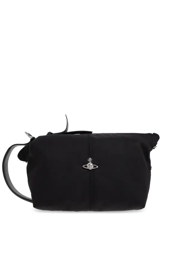 VIVIENNE WESTWOOD Cosmetic Bag With Logo - Black