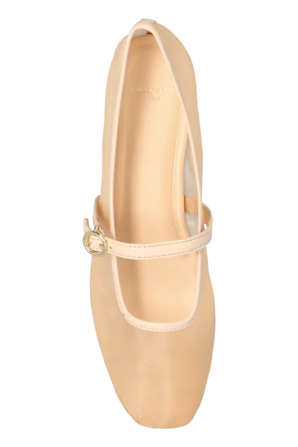 Kate Spade New York Mary Jane Ballet Flats - Beige