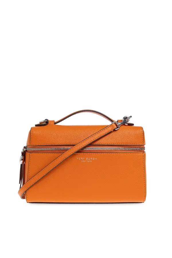 Tory Burch Saffiano Leather Handbag - Orange