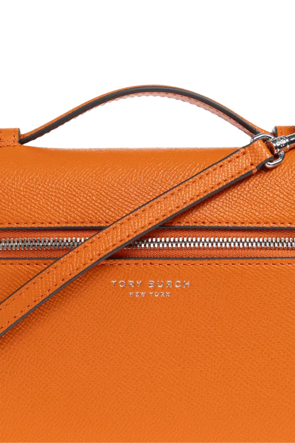 Tory Burch Saffiano Leather Handbag - Orange