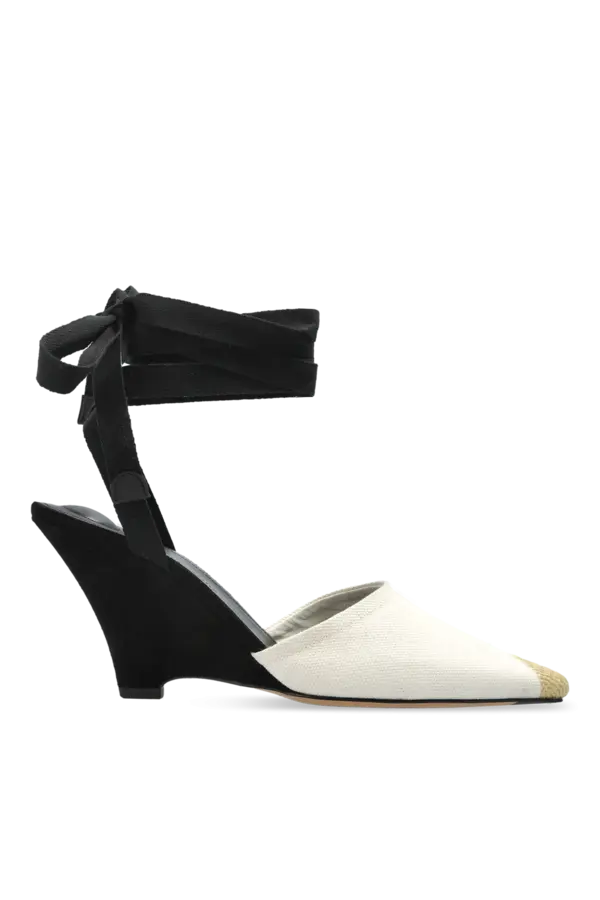 Jacquemus Wedge Heel Shoes - Cream