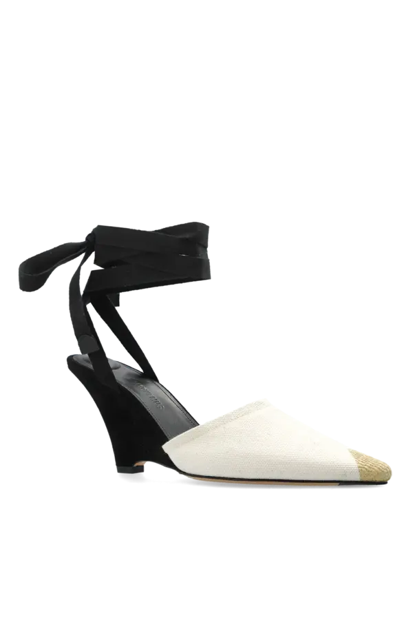 Jacquemus Wedge Heel Shoes - Cream