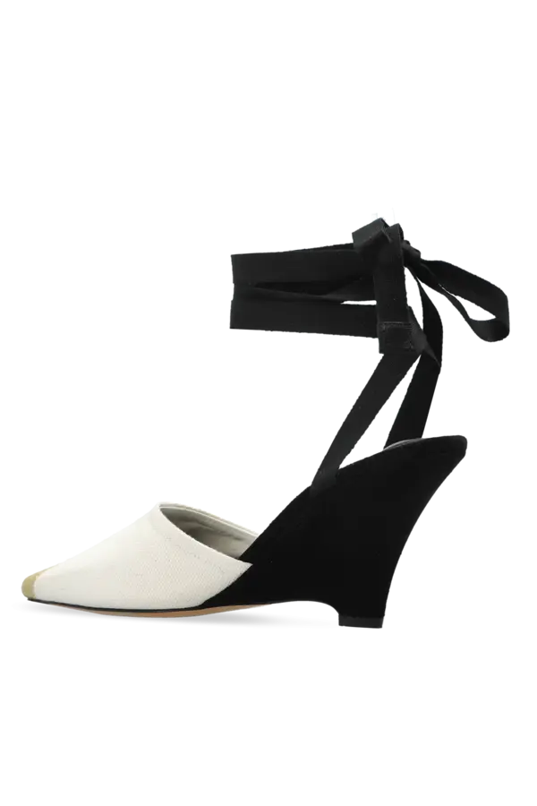 Jacquemus Wedge Heel Shoes - Cream