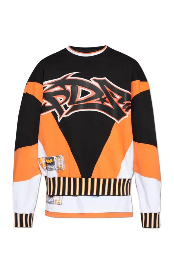 PDF Printed Oversized Sweatshirt