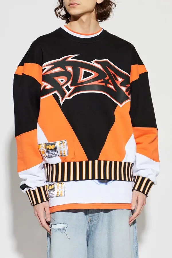 PDF Printed Oversized Sweatshirt