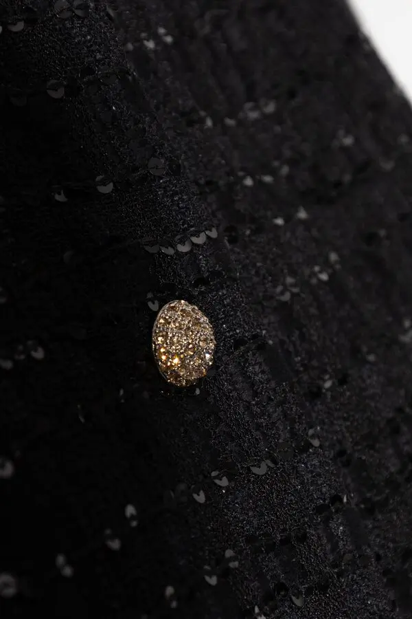 Alessandra Rich Jacket With Shimmering Appliqués