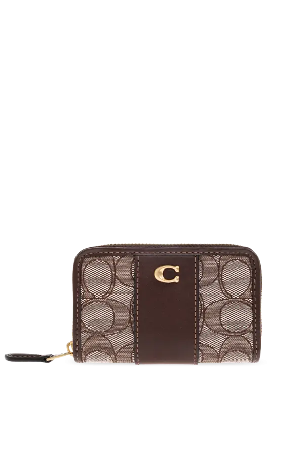 COACH Wallet With Logo - Brown