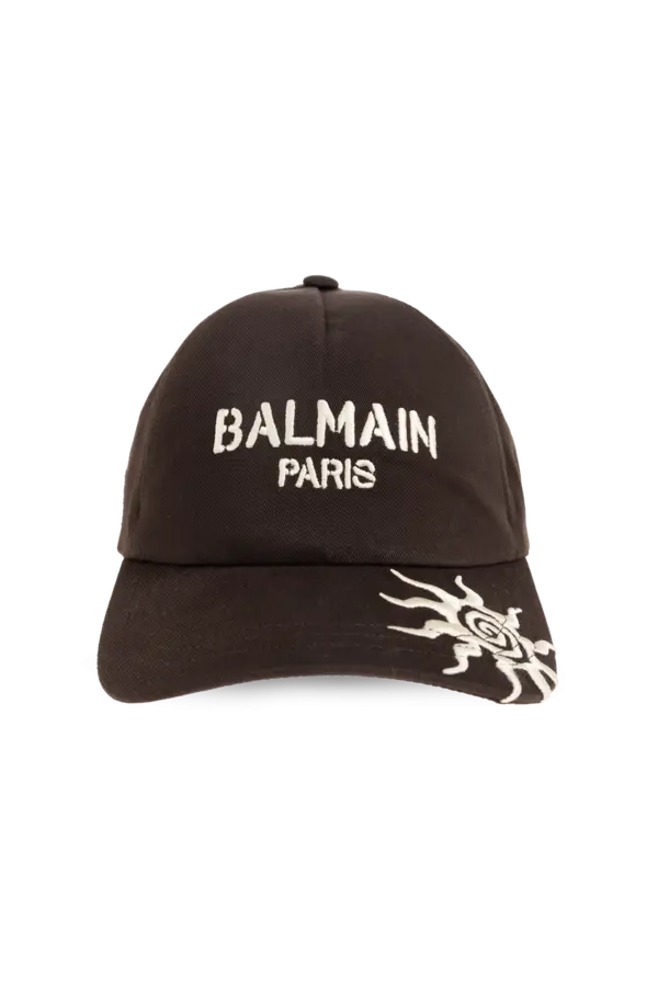Balmain Visor Cap - Brown