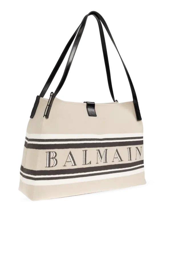 Balmain Release Medium Shopper - Cream