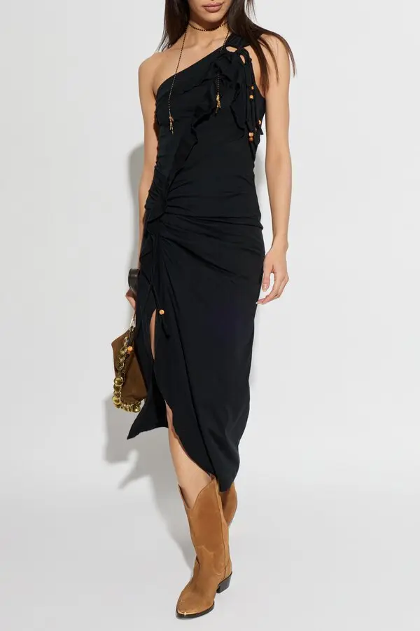 Isabel Marant Étoile Juliane One-shoulder Midi Dress