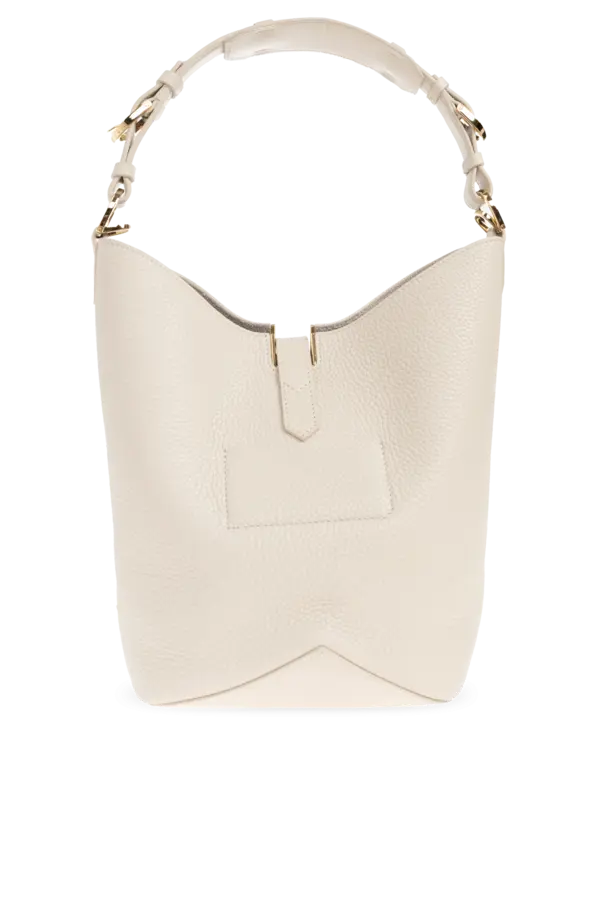 LANVIN Bucket Shoulder Bag - Cream
