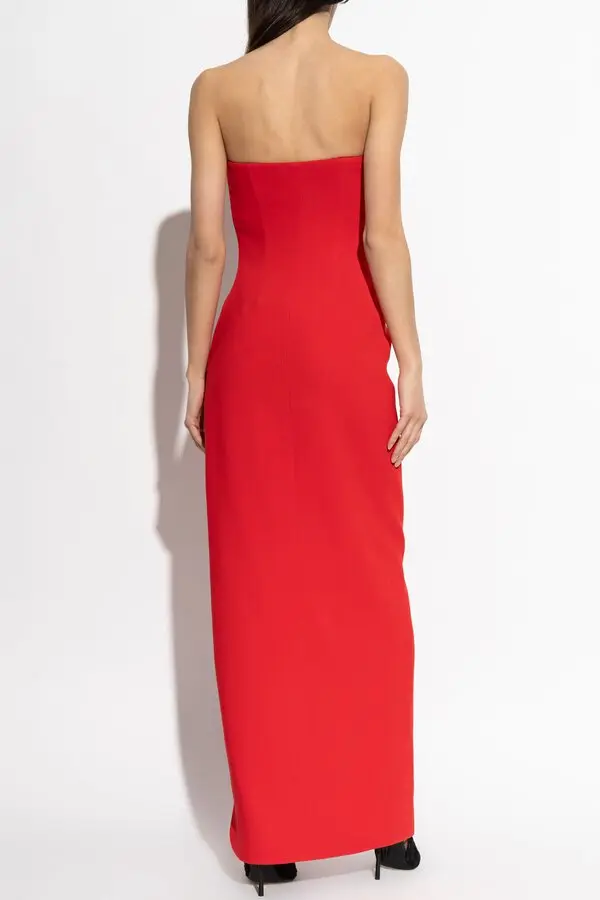 Alessandra Rich Off-shoulder Maxi Dress