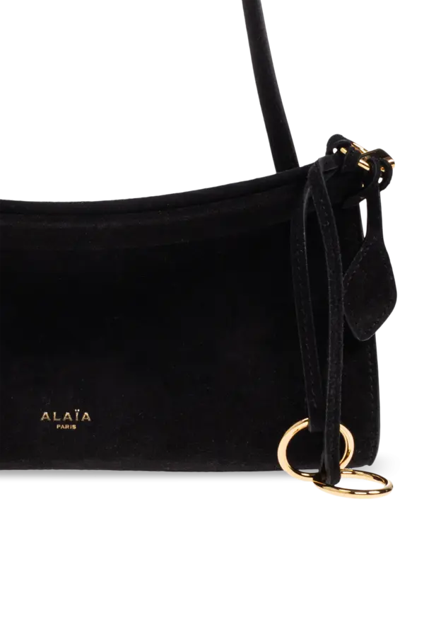 Alaïa East West Small Shoulder Bag - Black