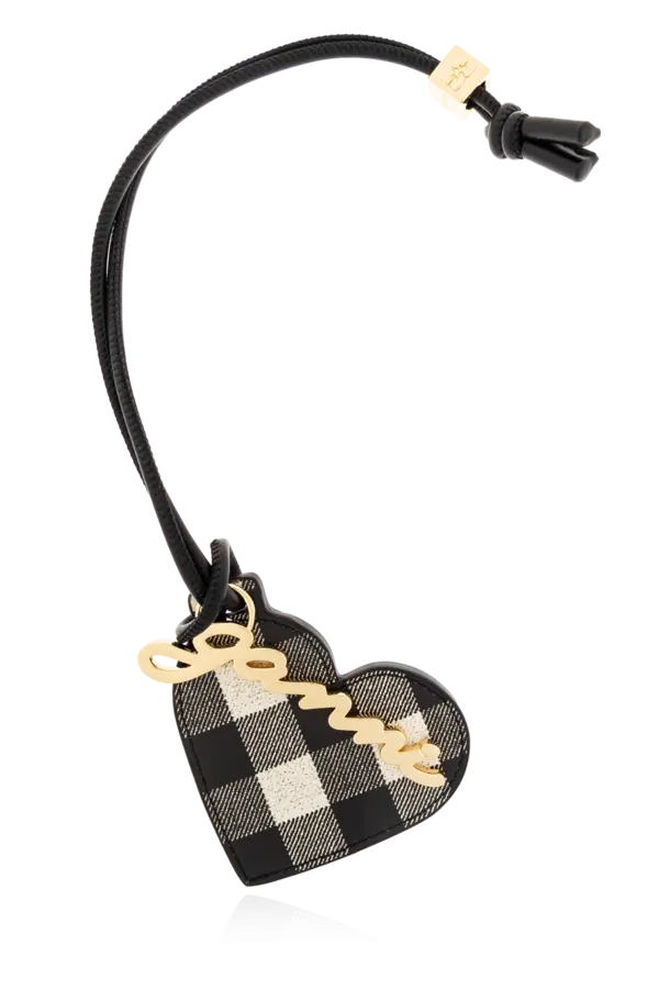 GANNI Mirror Pendant - Black