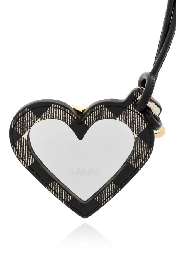 GANNI Mirror Pendant - Black