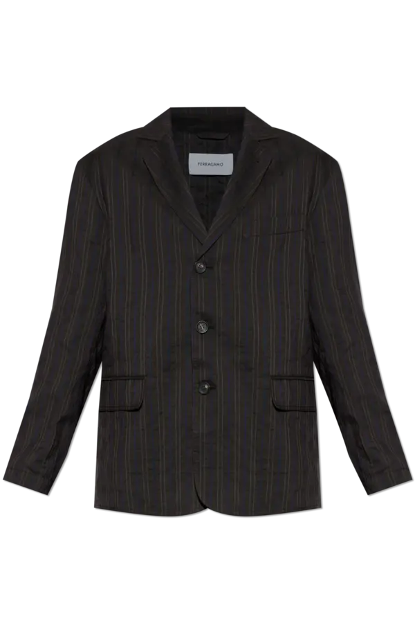 FERRAGAMO Pinstripe Patterned Blazer