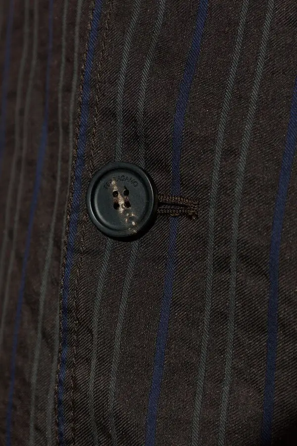 FERRAGAMO Pinstripe Patterned Blazer