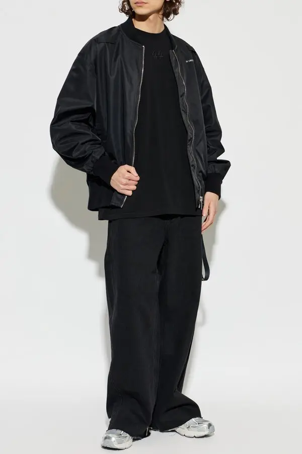 44 LABEL GROUP T-shirt With Embroidered Logo - Black