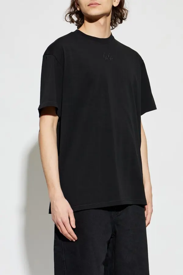 44 LABEL GROUP T-shirt With Embroidered Logo - Black