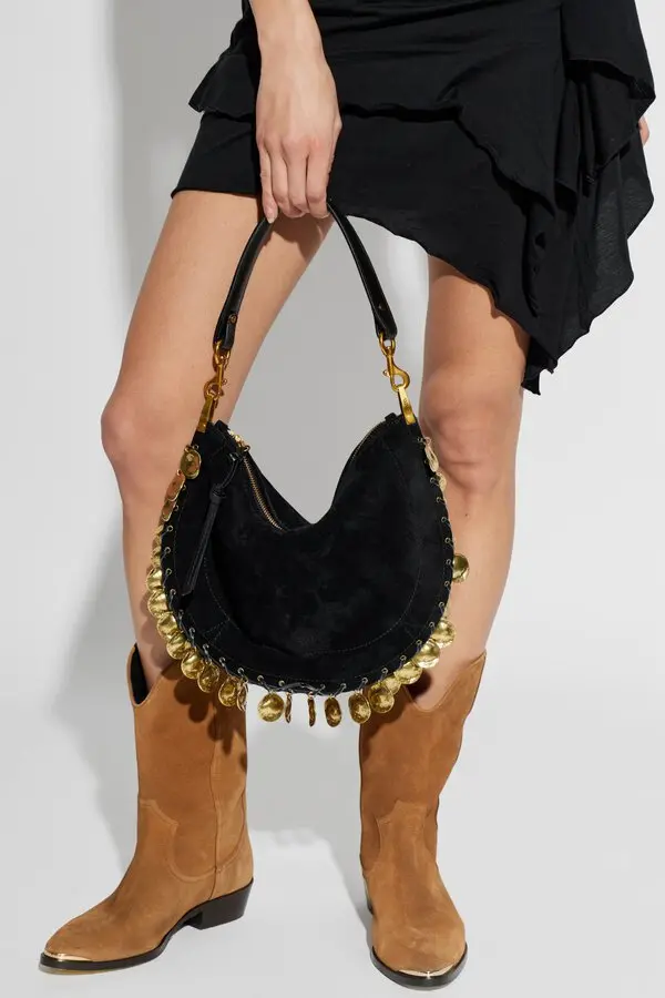 Isabel Marant Étoile Oskan Soft Shoulder Bag - Black