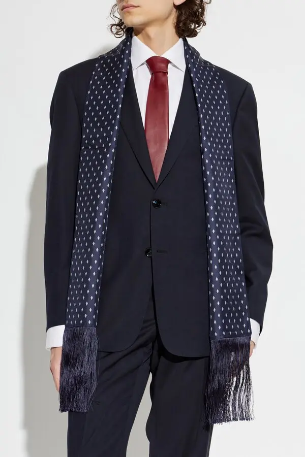 FERRAGAMO Silk Scarf With Fringes