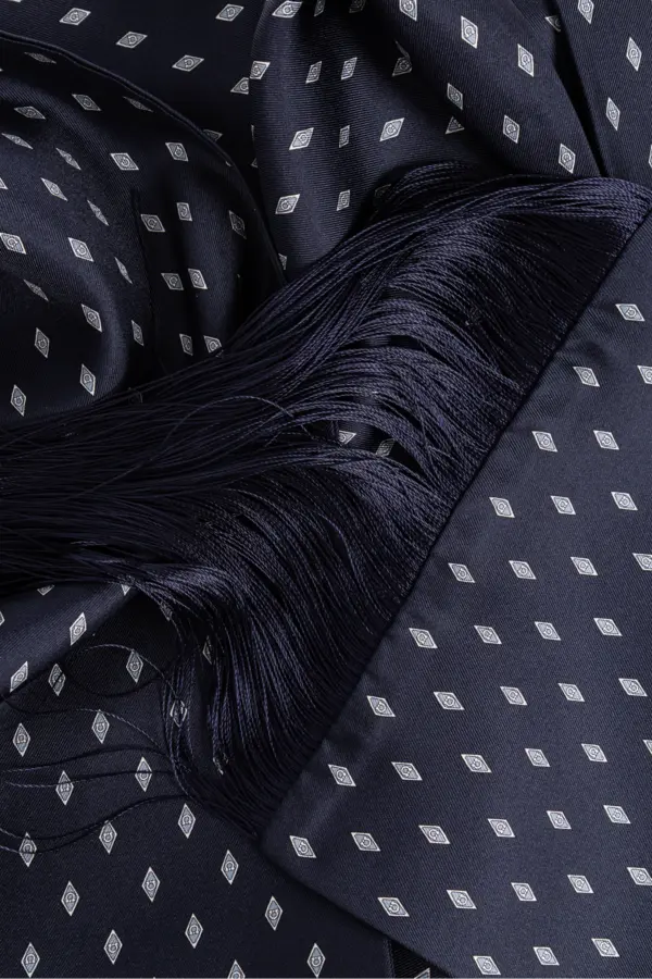 FERRAGAMO Silk Scarf With Fringes