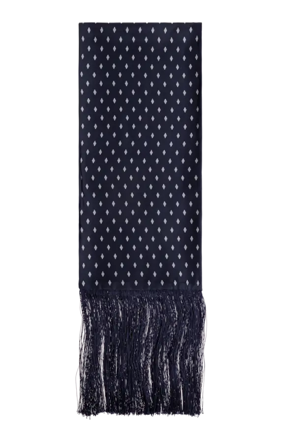 FERRAGAMO Silk Scarf With Fringes