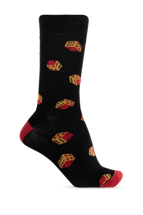 Paul Smith Cotton Logo Socks - Black