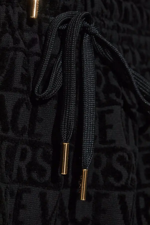Versace Logo Shorts - Black