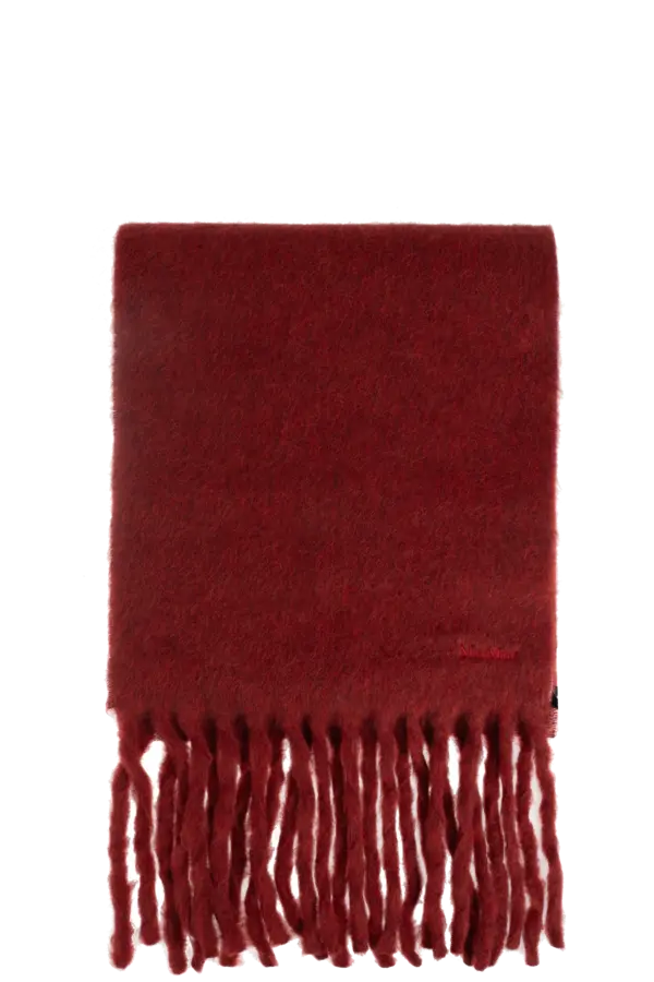 Max Mara Osso" Scarf - Red