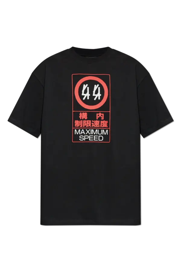 44 LABEL GROUP T-shirt With Print - Black