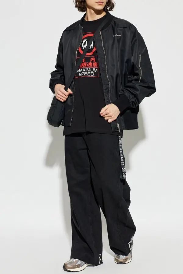 44 LABEL GROUP T-shirt With Print - Black