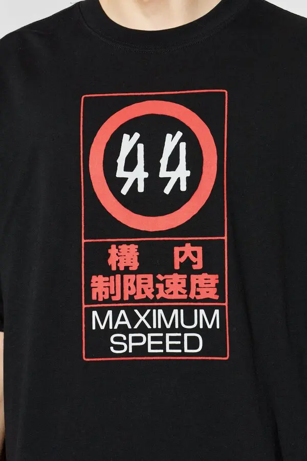 44 LABEL GROUP T-shirt With Print - Black