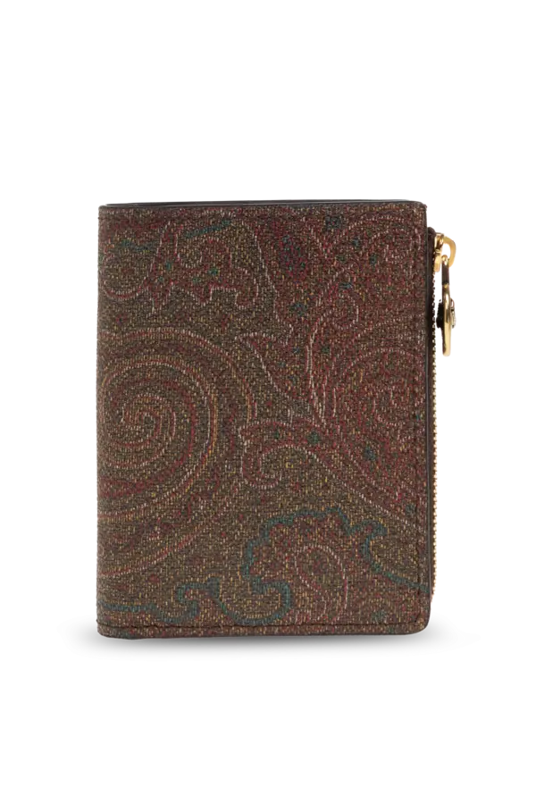 Etro Wallet With Logo Charm - Multicolour