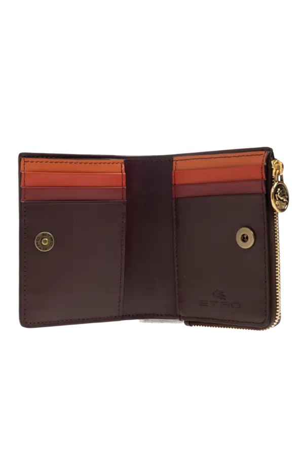 Etro Wallet With Logo Charm