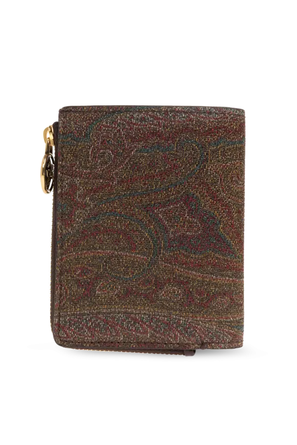 Etro Wallet With Logo Charm