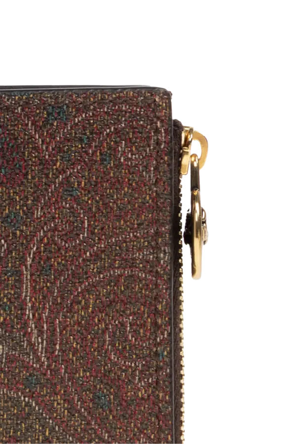 Etro Wallet With Logo Charm