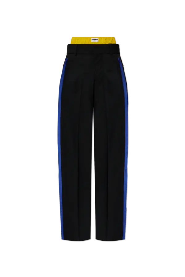 Dsquared2 Wool Pleated Trousers